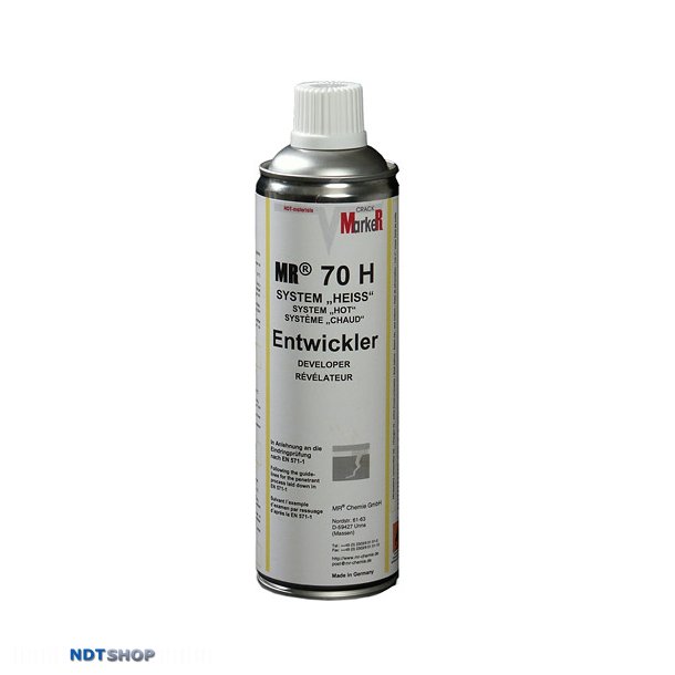 MR 70 H Developer white, system "hot" (Box of 12 cans) - Penetrant ...