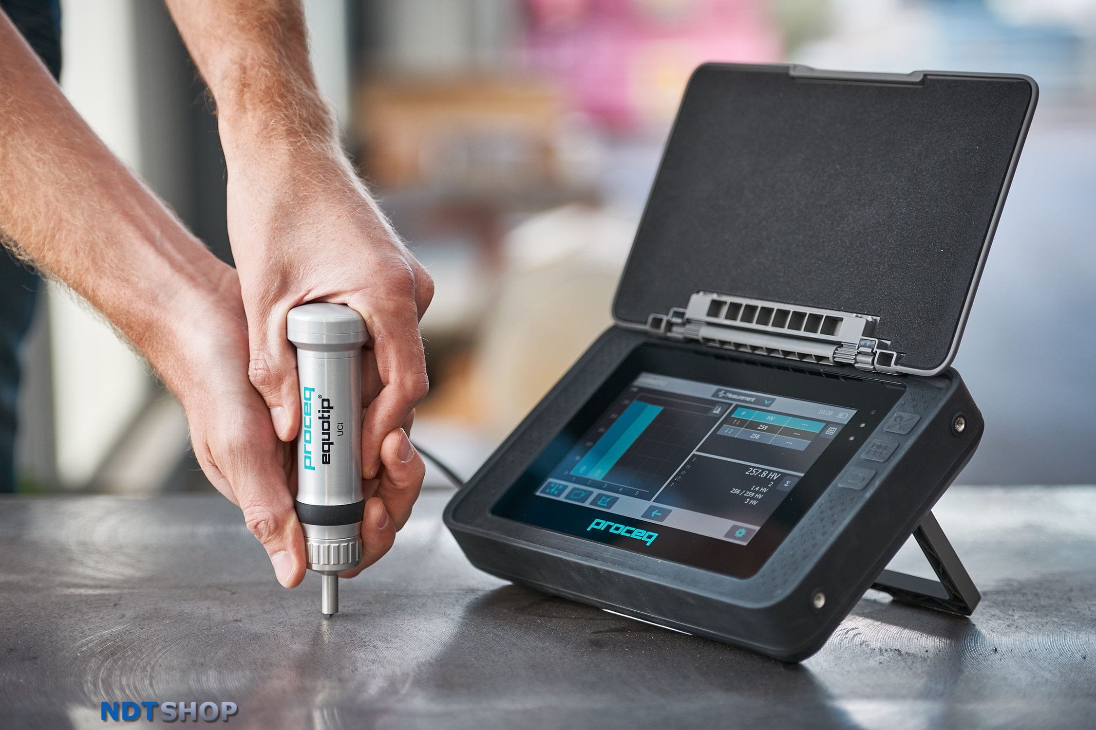 Equotip 550 (UCI, Leeb, Rockwell) - Hårdhedsmåling - NDTshop.dk